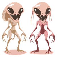 Download Aliens Cartoon Free PNG, icon and clipart | FreePngClipart