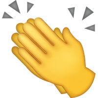 Download Clapping Emoji Clipart PNG Free | FreePngClipart